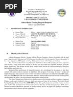 Project Proposal (Feeding Program) | PDF | Malnutrition | Health Sciences