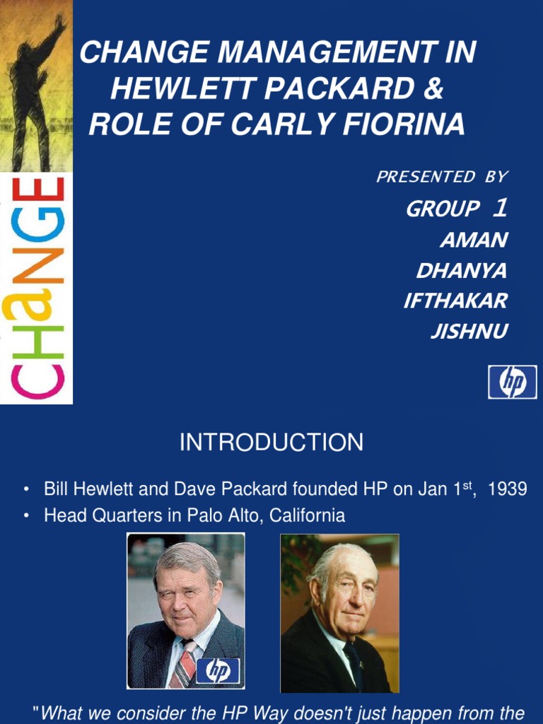 HP Change Management | PDF | Hewlett Packard | Change Management