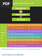 Ano Ang Kahulugan NG Demand, Demand Function | PDF