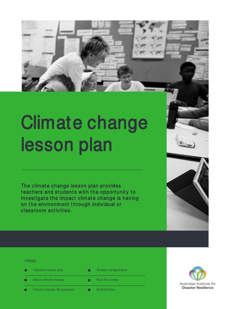 Climate Change Lesson Plan Guide | PDF | Global Warming | Climate Change