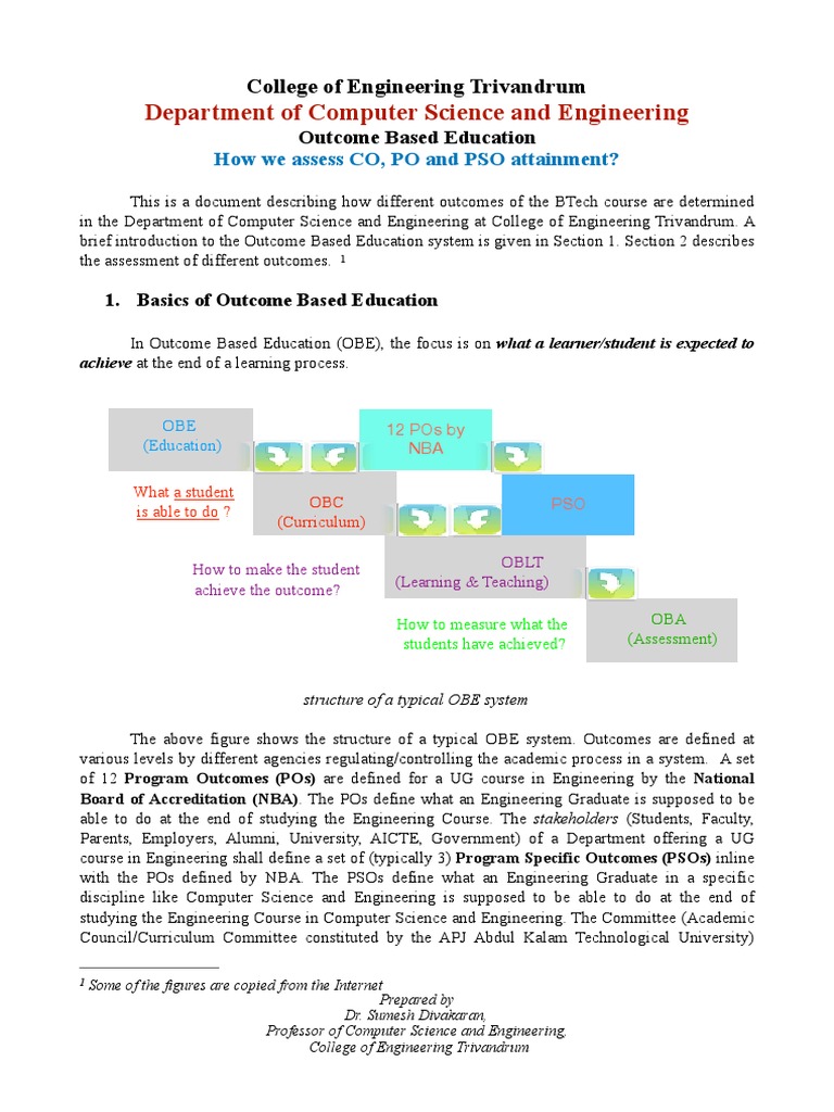 How We Assess CO-PO-PSO Attainment Version1 | PDF | Curriculum | Educational Assessment