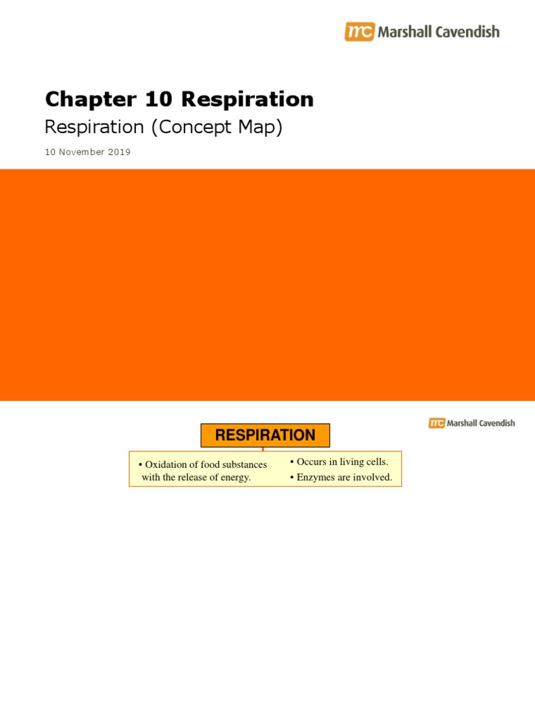Respiration - Concept Map | PDF | Cellular Respiration | Oxygen