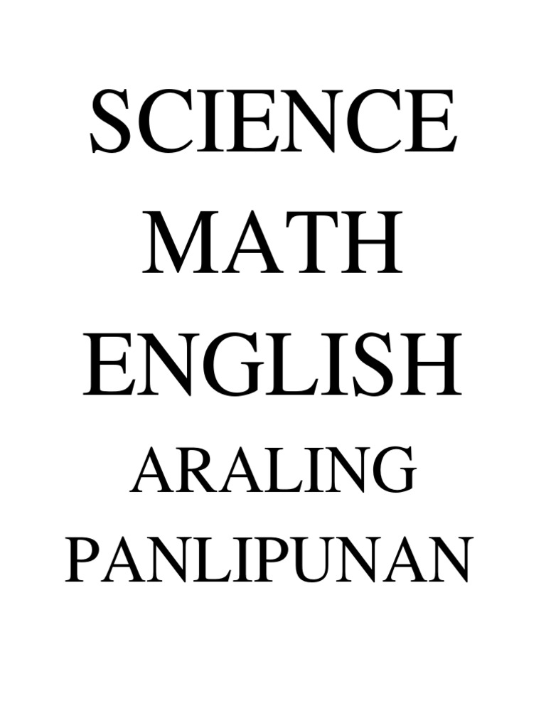 A Summary of Key Subjects Taught in Elementary School in the ...