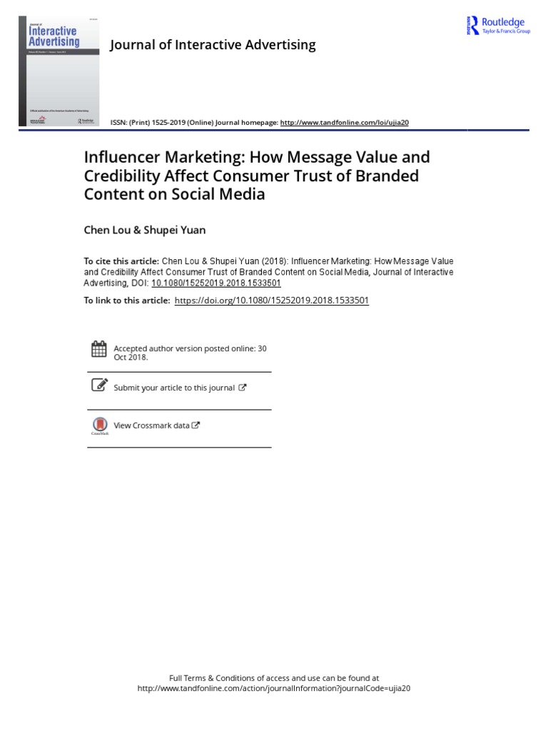 2 How Message Value And Credibility Can Affect Pdf Credibility