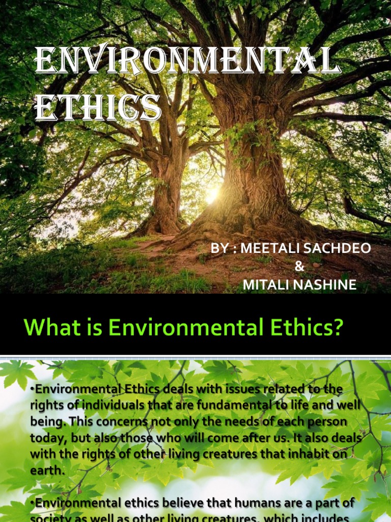 Environmental Ethics | PDF