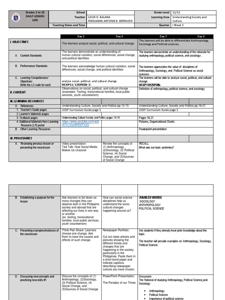 Understanding Social Change Through Multiple Perspectives: An Analysis ...