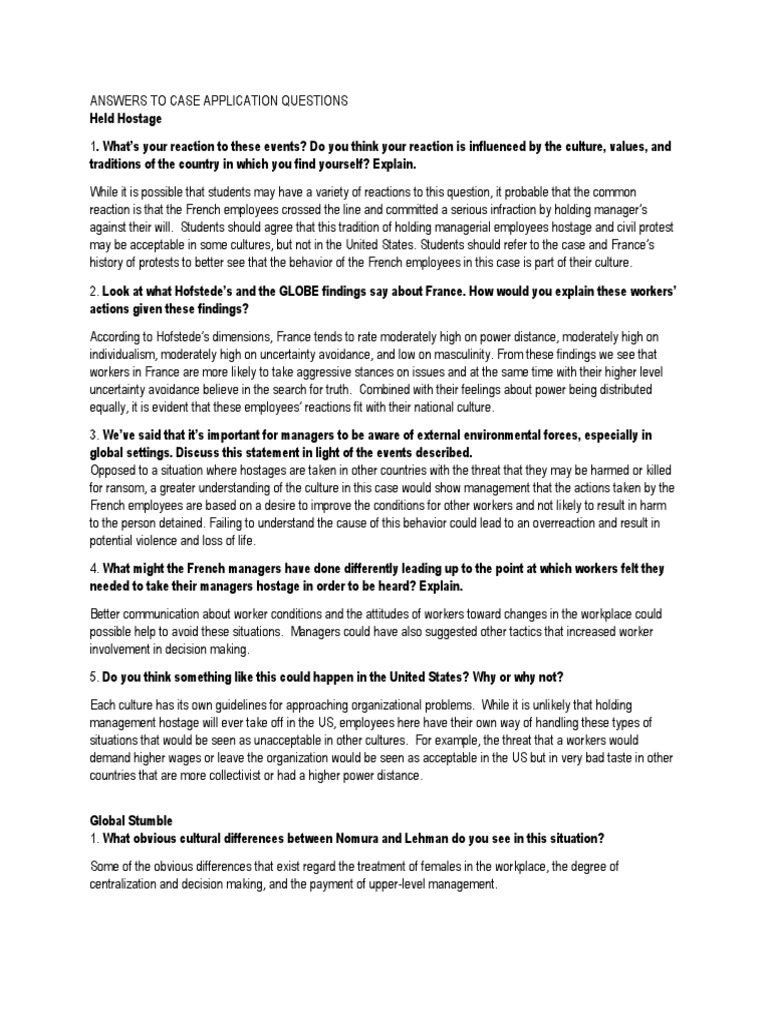 Case Application | Download Free PDF | Employment | Behavioural Sciences