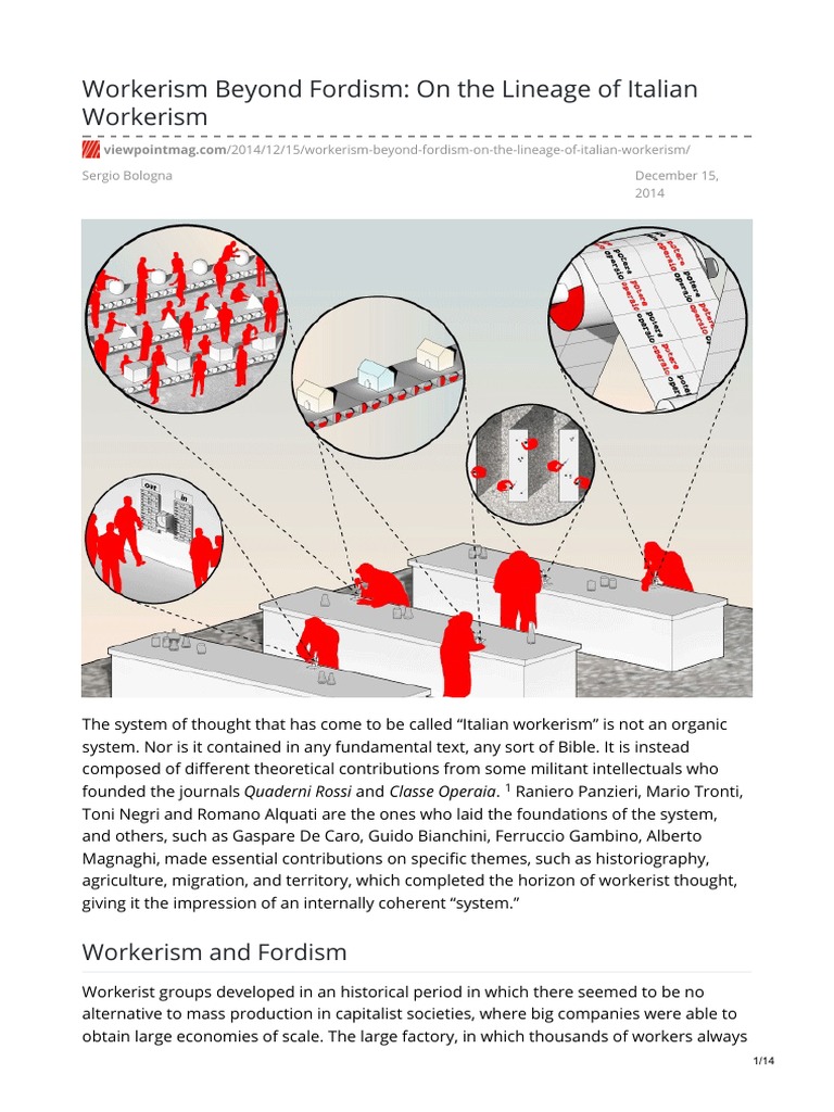 Workerism Beyond Fordism On The Lineage of Italian Workerism | PDF ...