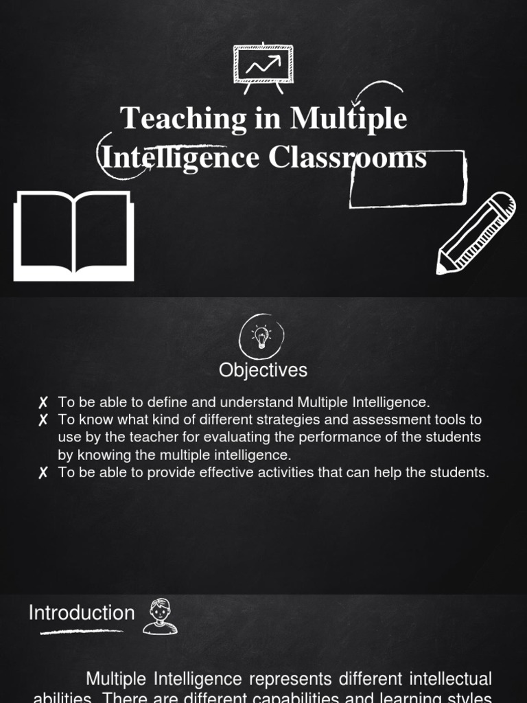 Teaching Strategies for Multiple Intelligences | PDF | Intelligence ...