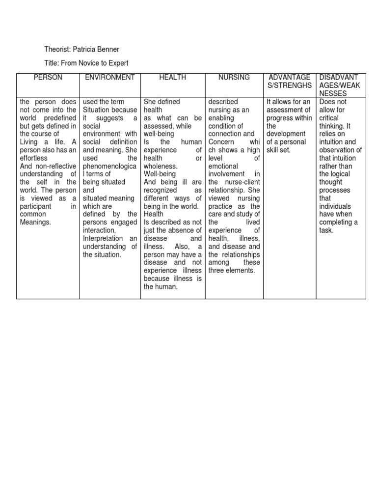 Matrix of Research Theories | PDF | Theory | Nursing