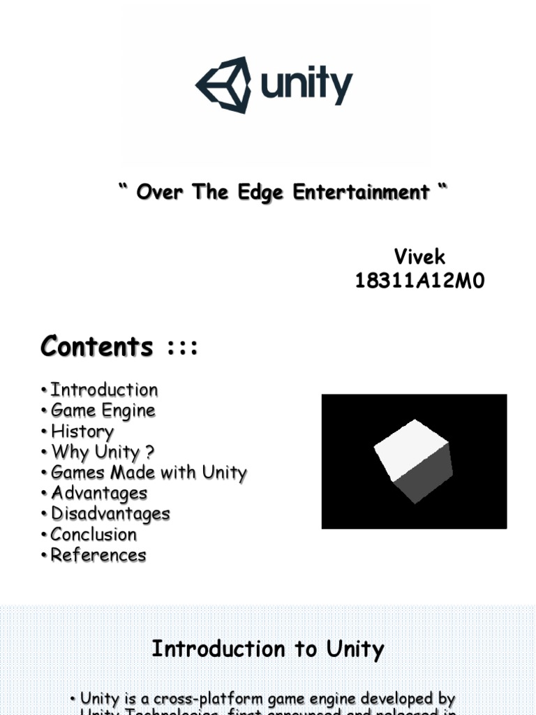 Unity 3D | PDF | Unity (Game Engine) | Video Games