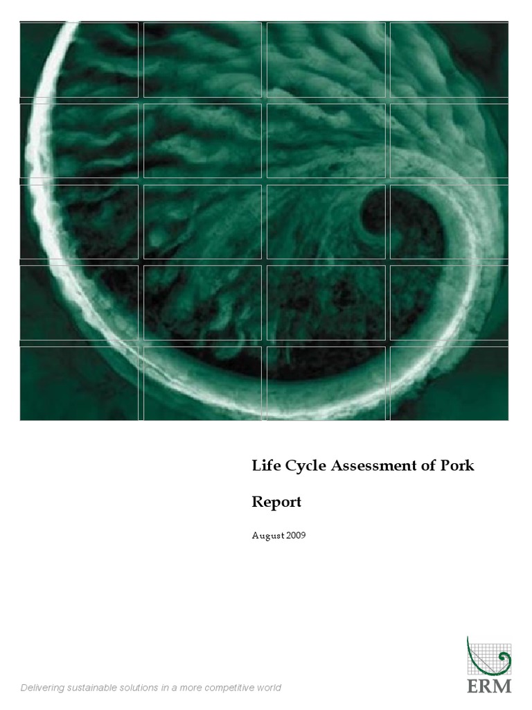Life Cycle Assessment of British Pork | PDF | Fertilizer | Agriculture
