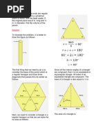Solid Mensuration Module 1 | PDF | Area | Euclidean Geometry