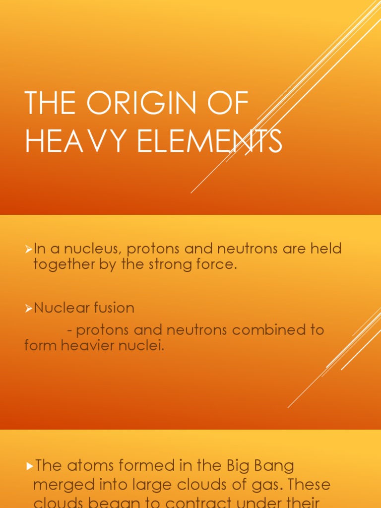 Understanding Stellar Nucleosynthesis and the Origin of Heavy Elements | PDF | Nuclear Fusion ...