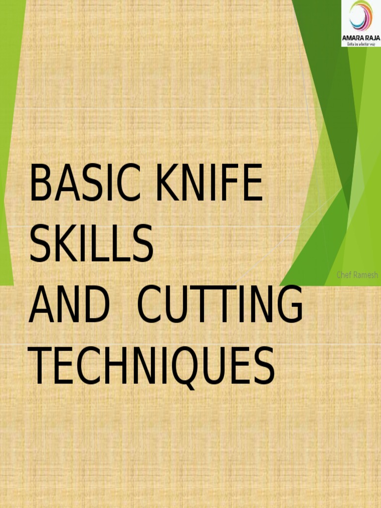 Mastering Knife Skills: A Comprehensive Guide to Basic and Advanced ...