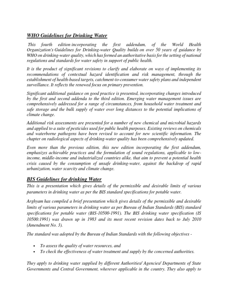 Chemistry Assignment | PDF | Water Conservation | Drinking Water