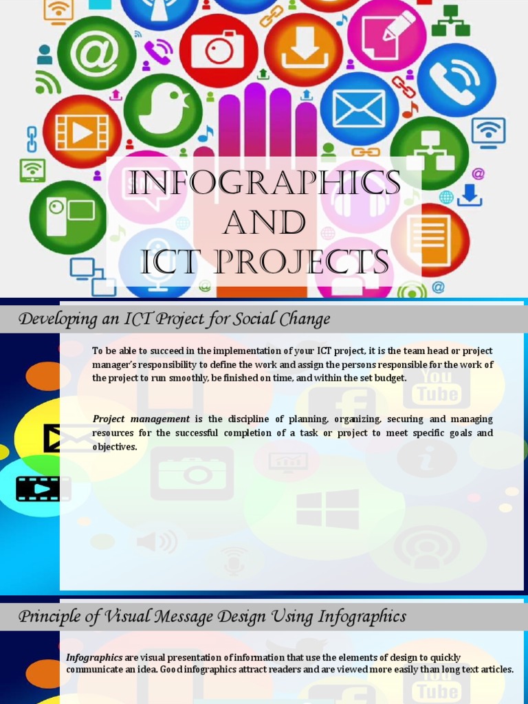 Infographics AND Ict Projects | PDF | Infographics | Semiotics
