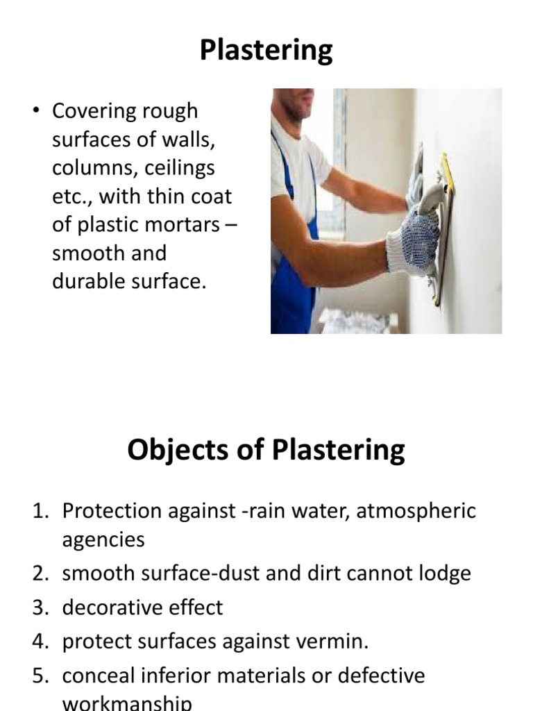 Plastering | PDF | Lime (Material) | Horticulture And Gardening