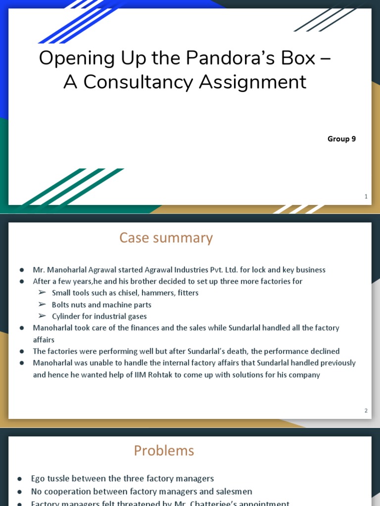 Opening Pandoras Box Solution | PDF