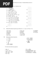 Math Quiz Bowl Practice Questions | PDF | Numbers | Equations