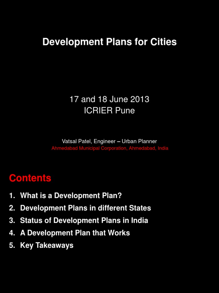 Effective Urban Development Plans in India | PDF | Urban Planning ...