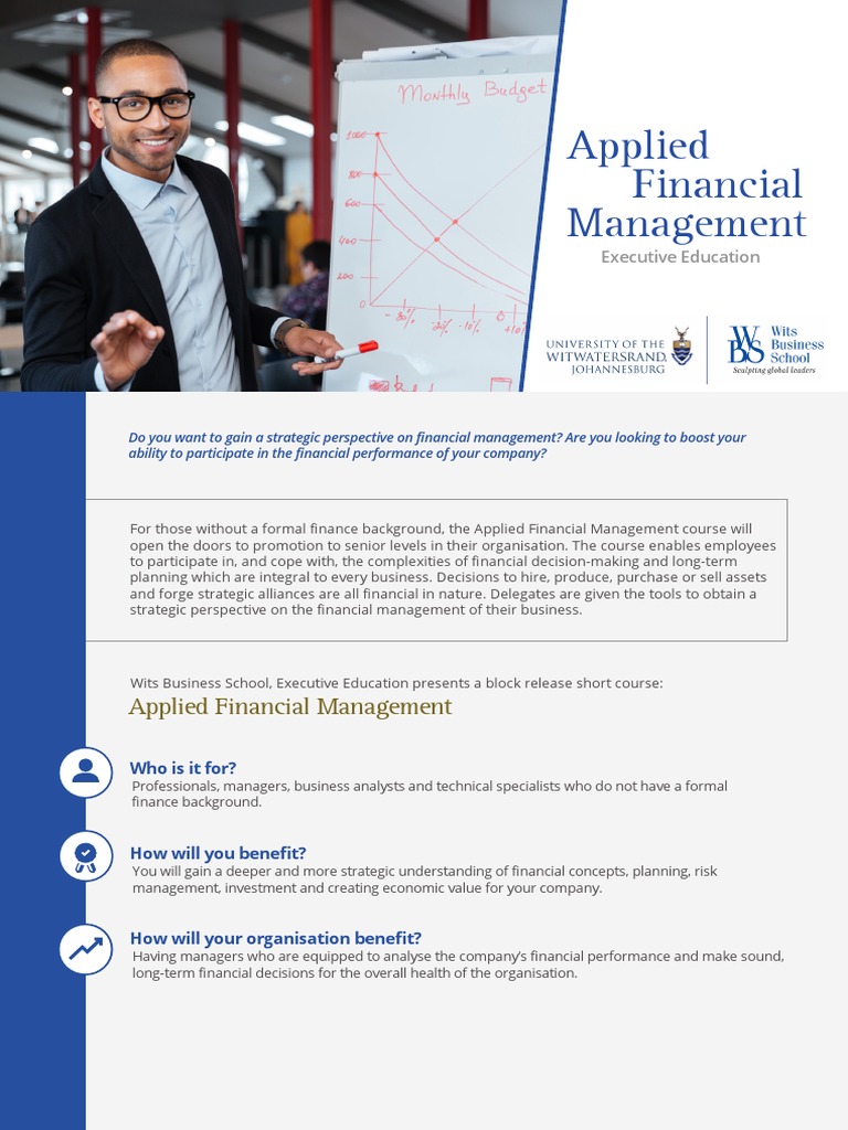 Applied Financial Management | PDF | Risk | Business