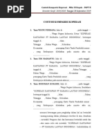 20 Macam Komparisi Akta Notaris | PDF