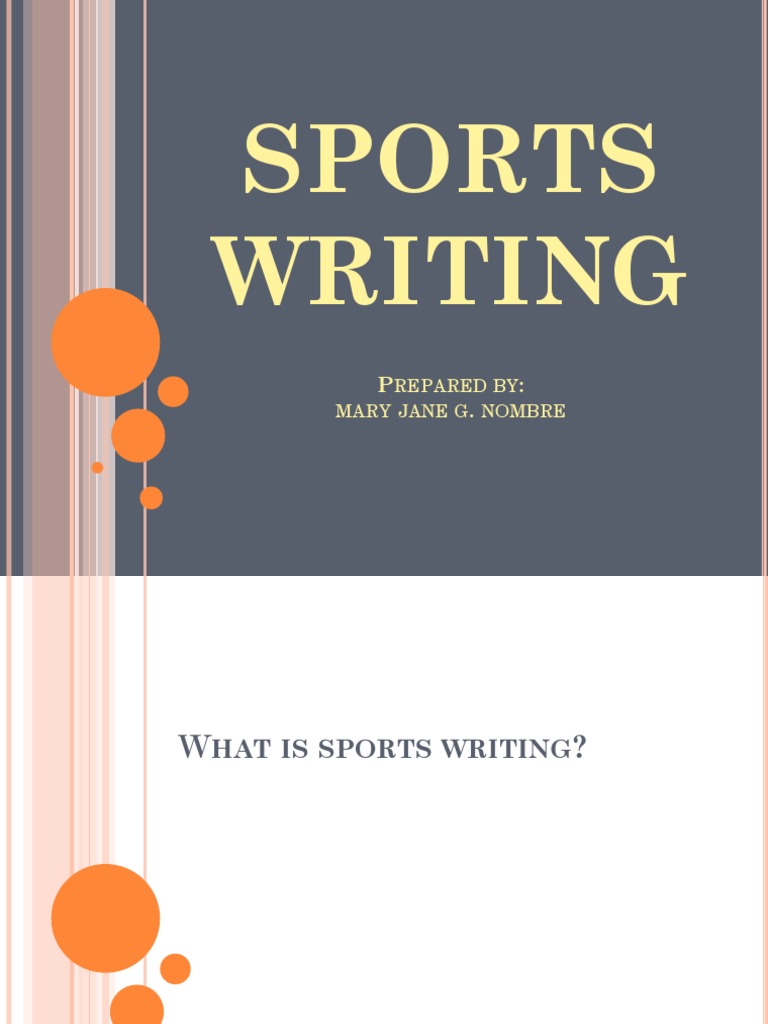 Sports Writing | PDF | Volleyball | Team Sports