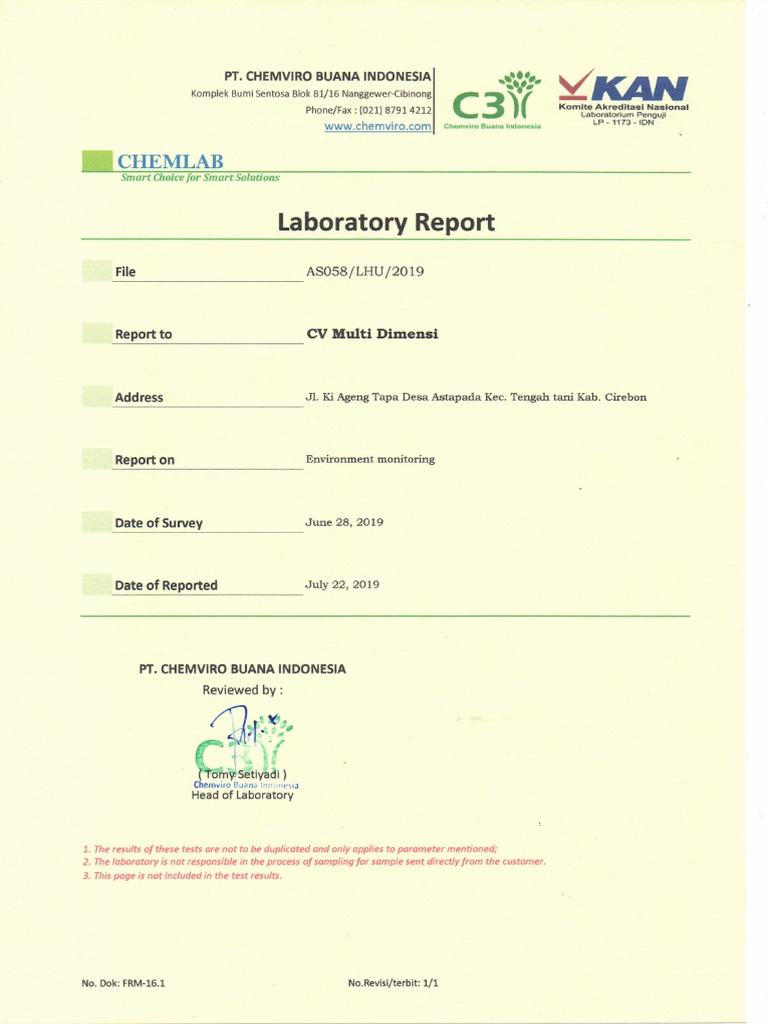 AS058 CV Multi Dimensi223 | PDF | Sulfur | Cyanide