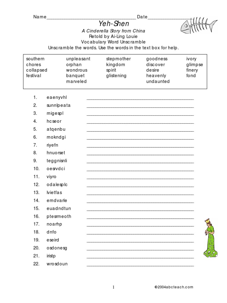 Yeh-Shen: A Cinderella Story From China | PDF