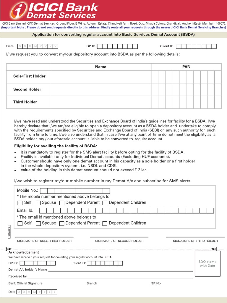 Bsda Form PDF | PDF | Financial Services | Business