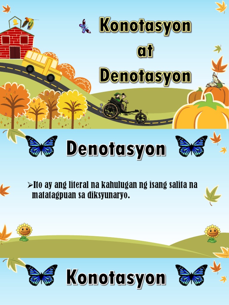 Denotasyon at Konotasyon | PDF