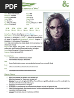 Ireena Kolyana D&D Character Stats | PDF