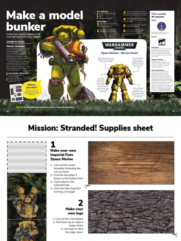 Next Steps Make A Model Bunker | PDF