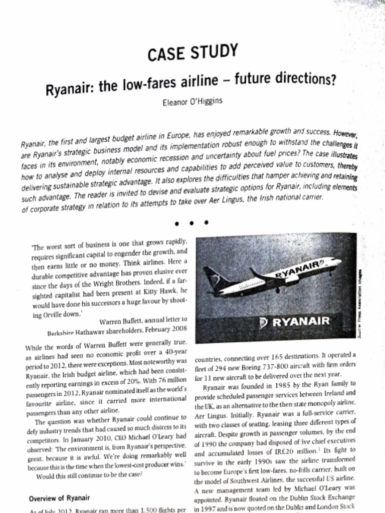 Ryanair Pdf