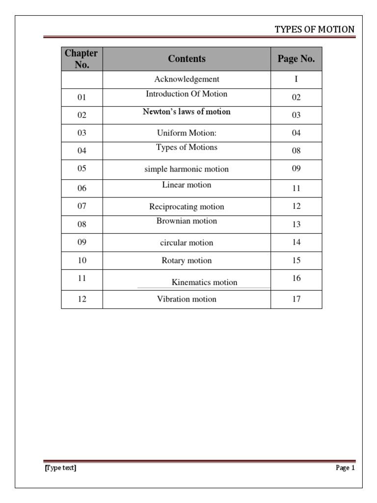 Physics Motion Report | PDF | Classical Mechanics | Brownian Motion