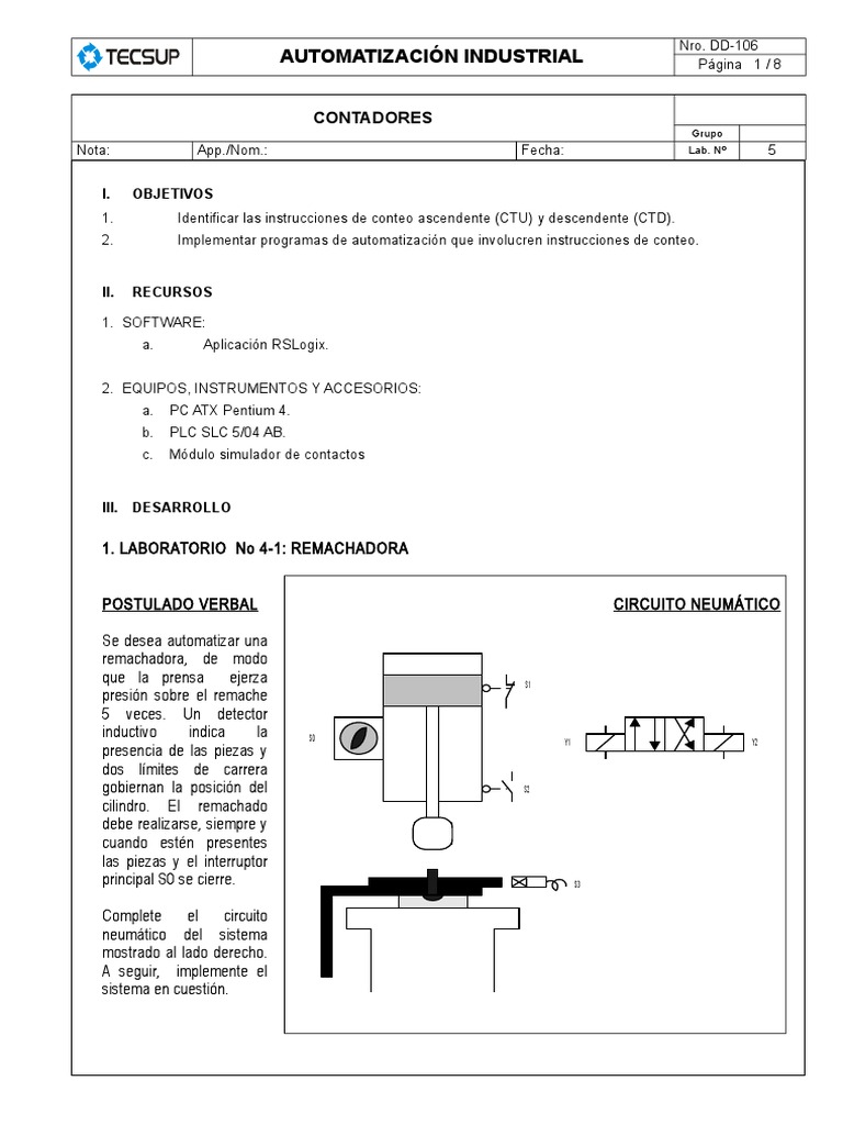 Lab 05 - Counters | PDF | Controlador lógico programable | Ingeniería Informática