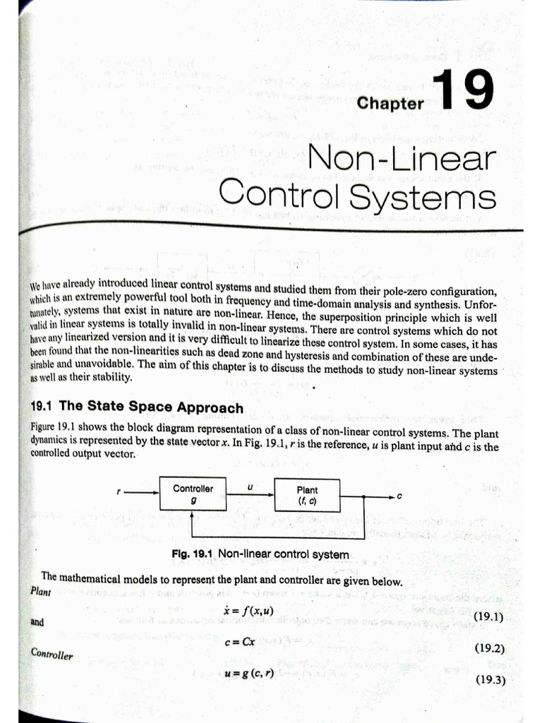 Unit-III Non Linear Control System-1 | PDF