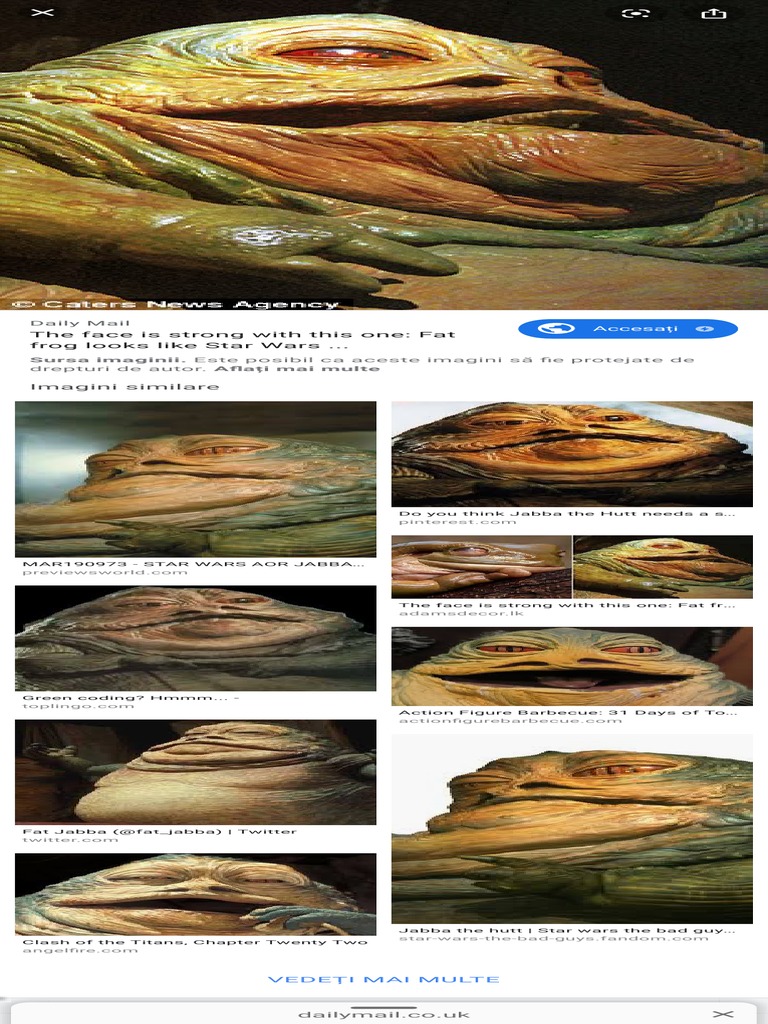 Jabba the Hutt: The Fat Frog of Star Wars | PDF