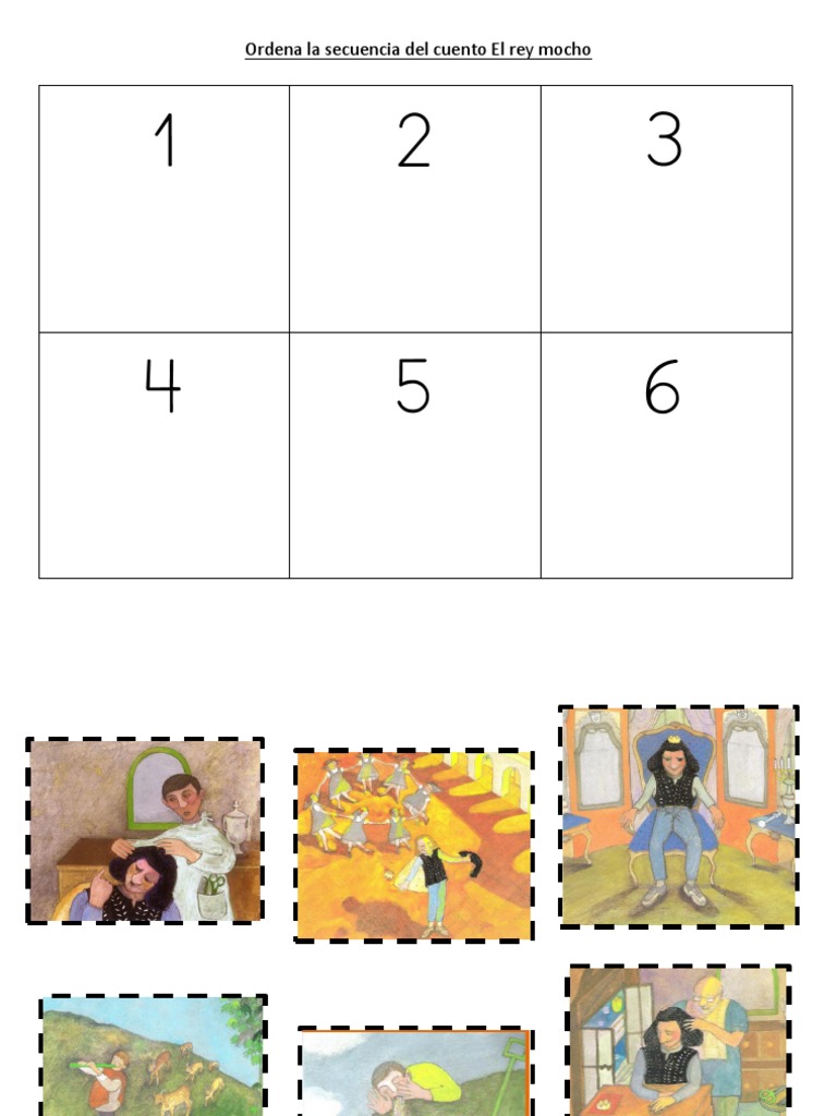 Ordena La Secuencia Del Cuento | PDF