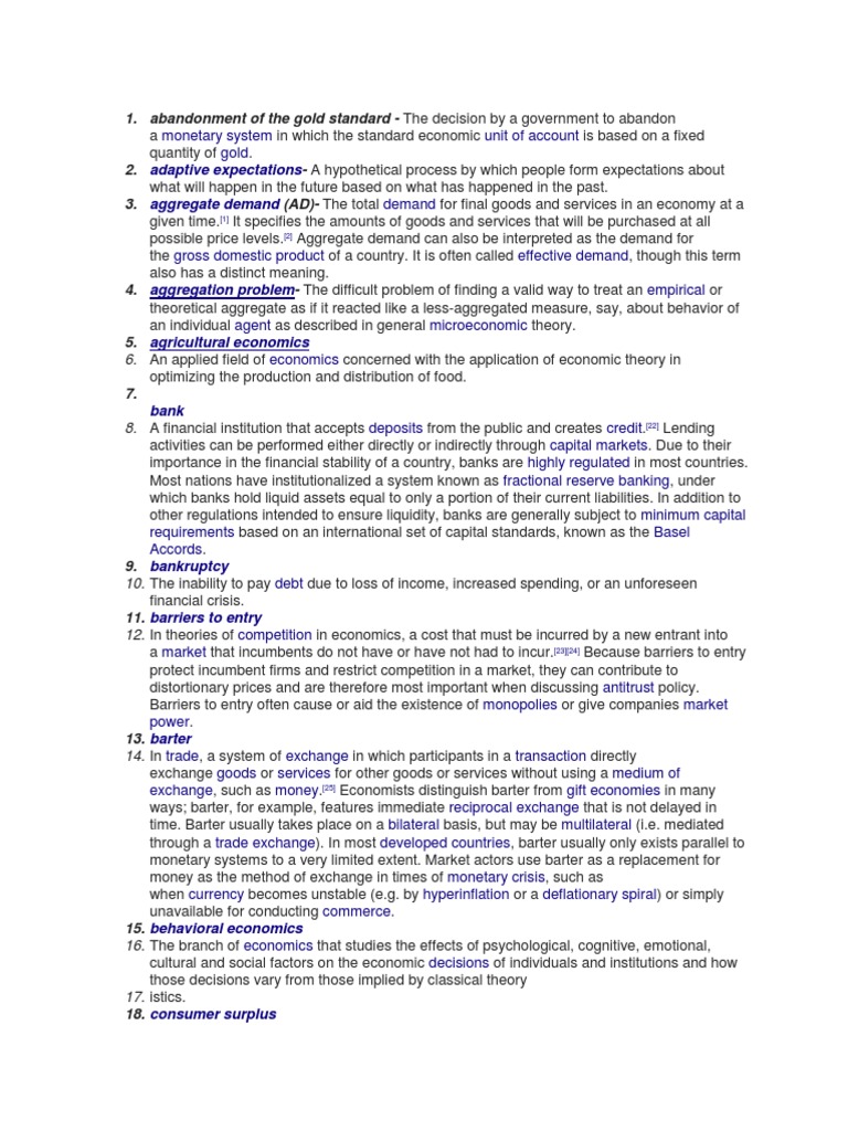 Adaptive Expectations Aggregate Demand: 6. An Applied Field of | PDF ...