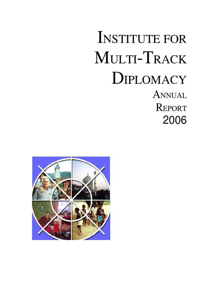 Institute For Multi Track Diplomacy 2006 Report | PDF | Conflict ...