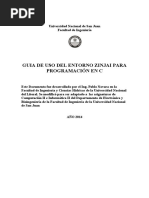Guía para Instalar ZinjaI IDE | PDF | Entorno de desarrollo integrado ...
