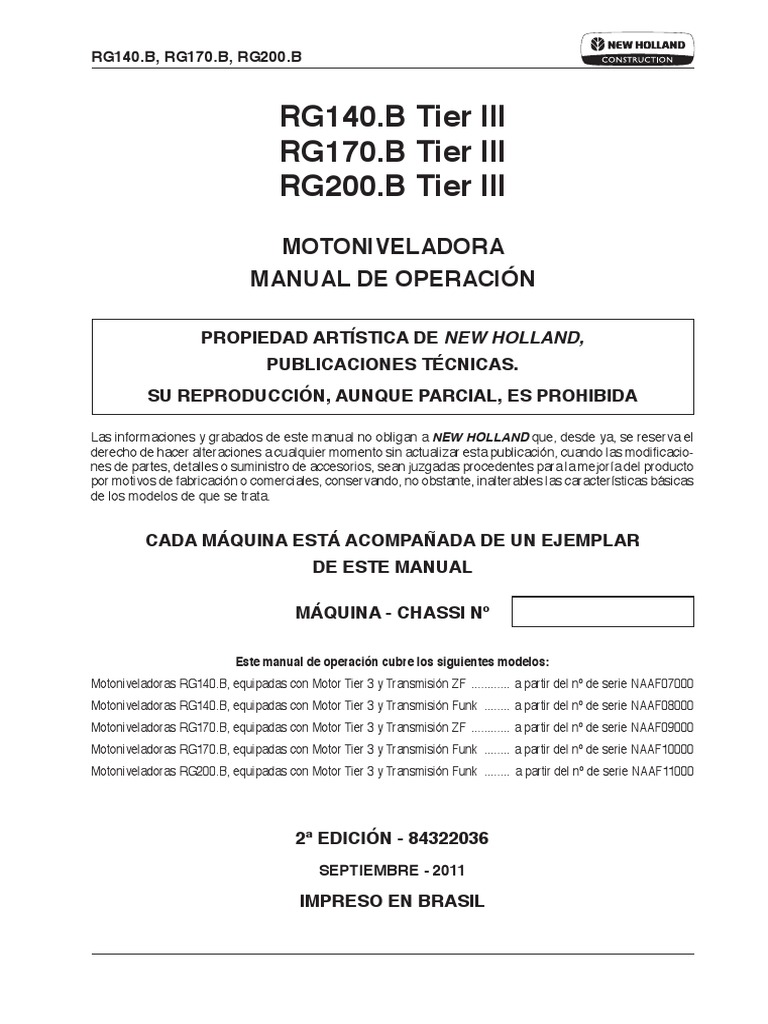 Manual Op RG S T3 Esp | PDF | Eje | Neumático
