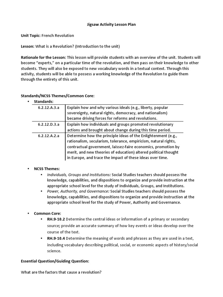 Reading Graphic Organizer Lesson Plan | PDF | Napoleon | Maximilien ...