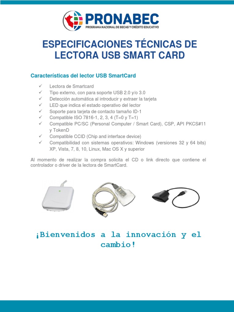Especificaciones Smart Card | PDF