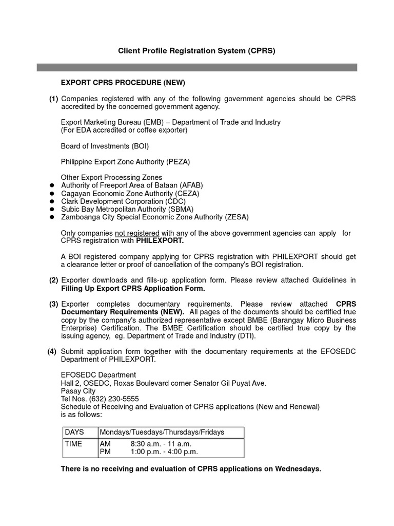 CPRS GENERAL Procedures (NEW) Updated August 11 2017 - Doc | PDF | Business
