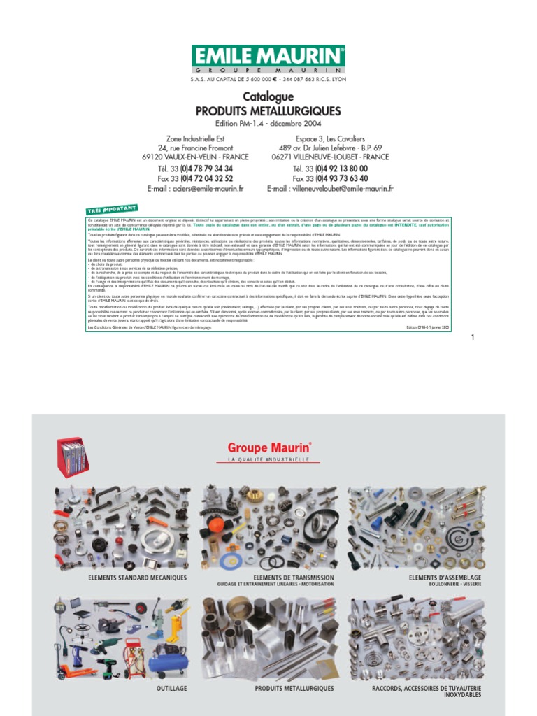 Emile Maurin | Rolling (Metalworking) | Machining