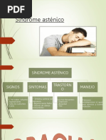Síndrome Asténico | PDF