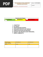 Formato de Protocolo de Mantenimiento Tableros | PDF | Ciencias fisicas | Electricidad